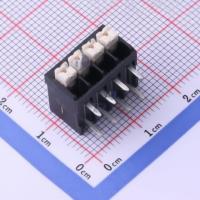 China JILN JL212R 35004B01 spring loaded connector double row black color bent pin 3.5 millimeter pitch for sale