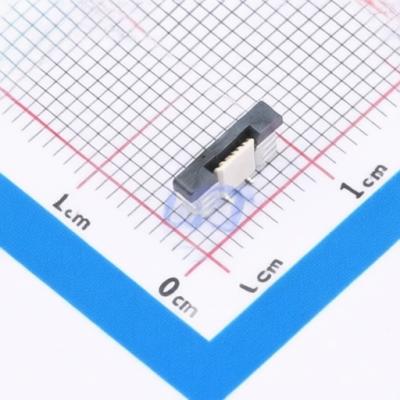 China FPC ZIF S A Normal Type 3 SMT Connector Featuring 0.5mm Pitch and 4.4mm Height JUSHUO AFC11 S06ICC 00 for sale