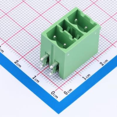 China Green housing plug in male connector with right angle pin closed end JILN JL2EDGKRCH 50802G01 model for sale