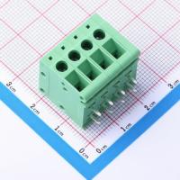 China Green Screw Terminal Connector Bent Pin Type JILN JL105R-50004G01 Ideal for Electrical Installations for sale