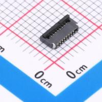 China Double Sided Front Insertion Rear Flip FPC Connector 0.5mm Pitch Model Series JUSHUO AFC42 S08FMA 1H for sale