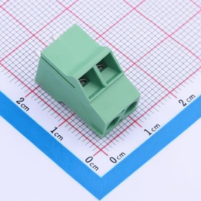 China Electrical Connectivity with JILN JL504-50802G01 Green Screw Terminal Block Featuring Slotted Screws for sale