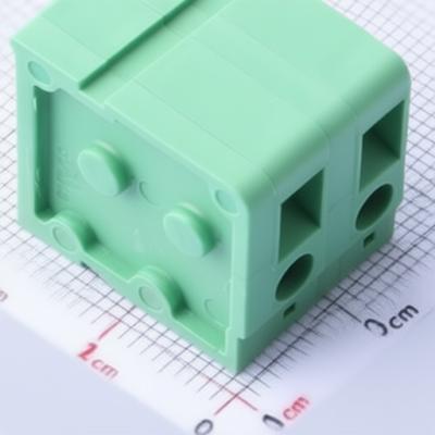 China Screw Terminal Block Green Color Straight Pins Model JILN JL105V-75002G01 for Electrical Connections for sale