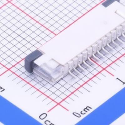 China Surface Mount Technology FPC ZIF Right Angle Connector JUSHUO AFA07-S12ECC-00 1.0mm Pitch Upper Type for sale
