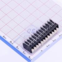 China JILN JL212R 35012B01 spring loaded bent pin double row connector black color suitable for industrial for sale