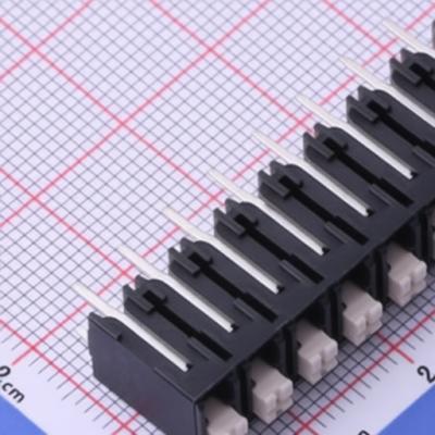 China Black double row spring loaded straight pin connector JILN JL212V 50008B01 for electronic circuit hardware for sale