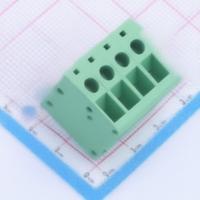 China Industrial electrical connector screw type and straight pin terminal JILN JL105V 50004G01 green color for sale