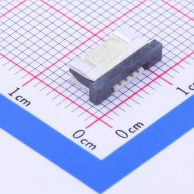 China SMT mounting 2.5mm pitch FPC ZIF right angle lower type connector JUSHUO AFA07-S04FCA-00 designed for electronic assemblies for sale