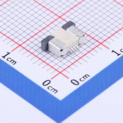 China FPC ZIF SMT Connector 05mm Pitch 20mm Height JUSHUO AFC07-S04ECA-00 Right Angle Type for Electronics for sale