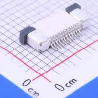 China FPC Connector ZIF Right Angle Upper Type3 SMT 05mm Pitch Model JUSHUO AFC07-S12ECA-00 for Electronics for sale