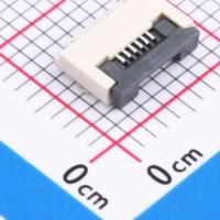 China JUSHUO AFC01 S06FCC 00 FPC FFC Connector 0.5mm Pitch Secure Locking Suitable for Flexible Flat Cable for sale