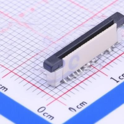China Normal Type FPC ZIF SMT Connector with 05mm Pitch and Height 44mm 495mm Model JUSHUO AFC11-S24ICC-00 for sale