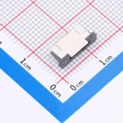 China FPC ZIF R A Upper Type Connector with 1.0mm Pitch JUSHUO AFA07 S05ECC 00 SMT Surface Mount Technology for sale