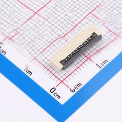 China JUSHUO AFA01 S10FCA 00 Flip Top Lower Connect FPC FFC Connector 1.0mm Pitch Suitable for Electronics for sale