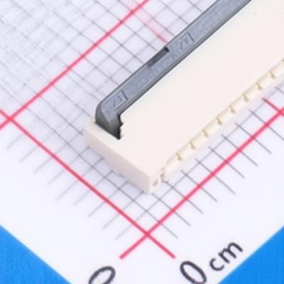 China Secure Locking FPC FFC Connector with Dual Sided Front Flip Actuator JUSHUO AFA24-S10FIA-HF 1.0mm Pitch for sale