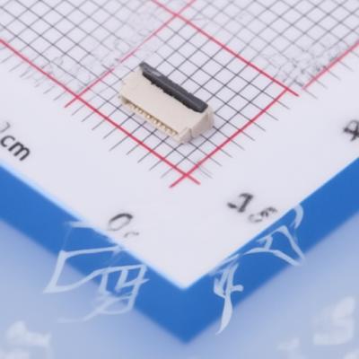China Right Angle SMT ZIF Connector 05mm Pitch Featuring JUSHUO AFH34-S08FIA-1H for Secure FPC Connections for sale
