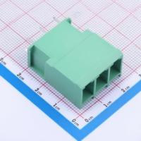 China Robust green pluggable male socket JILN JL5EDGVC-76203G01 designed industrial demanding environments for sale