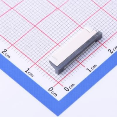 China SMT Surface Mount FPC ZIF R A Lower Type Connector Pitch 1.0 mm Height 2.5 mm JUSHUO AFA07-S13FCA-00 for sale