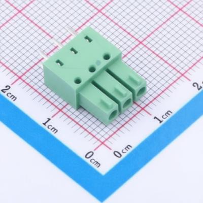 China Green Pluggable Female Connector With Straight Pins JILN JL15EDGB-35003G01 Designed For Performance for sale