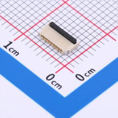 China Compact double contact FPC connector JUSHUO AFH39-S15FIA-1H with 0.3mm pitch and halogen free UL 94V-0 housing for sale