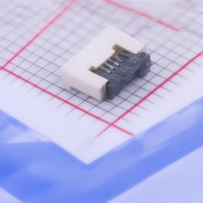 China Double Contact SMT Connector FPC Easy-on Right Angle 0.5mm Pitch Type 1 Model JUSHUO AFC30-S04FCC-00 for sale