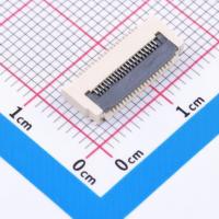 China top entry flip lock FPC FFC connector 0.5mm pitch JUSHUO AFC06-S20FIA-00 for electrical connections for sale