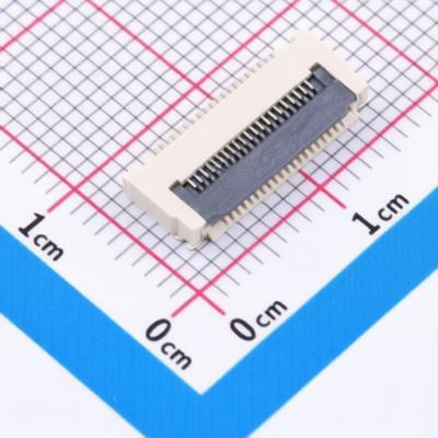 China top entry flip lock FPC FFC connector 0.5mm pitch JUSHUO AFC06-S20FIA-00 for electrical connections for sale