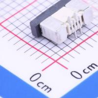 China FPC ZIF SMT Connector Normal Type Single Action Pitch 0.5mm JUSHUO AFC11-S04ICC-00 Surface Mount for sale