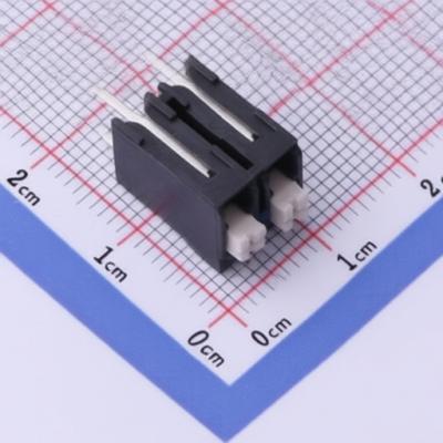 China Electrical connector black spring loaded double row straight pin JILN JL212V 50002B01 for connections for sale
