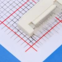 China 0.5mm pitch flip type connector JUSHUO AFD01-S14FCA-00 with 2.0mm height and Type D large solder tab design for sale