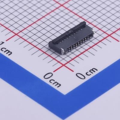 China FPC connector with 05mm pitch and dual sided front insertion back flip design JUSHUO AFC42 S10FMA 1H for sale
