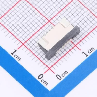China SMT 1.0mm pitch FPC ZIF right angle lower type connector JUSHUO AFA07-S05FCC-00 for device assembly for sale