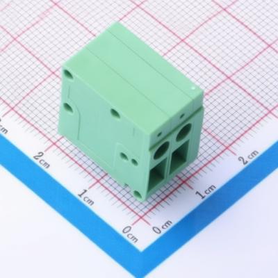 China Right angle foot screw terminal green color JILN JL105R-50002G01 for secure electrical connections for sale