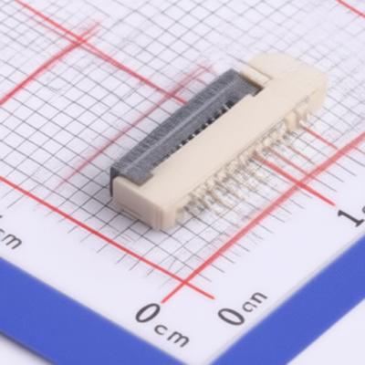 China Flip Top Lower Connect FPC FFC Connector 1.0mm Pitch Rated Current 0.4A AC DC JUSHUO AFA01 S06FCA 00 for sale