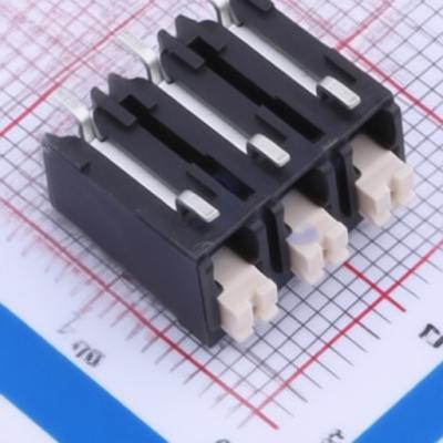 China spring loaded surface mount connector with 5 millimeter pitch JILN JL212R SMT 50003BP1 black housing for sale