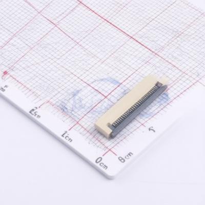 China Durable flip type FPC connector JUSHUO AFD01-S39FCC-00 featuring 05mm pitch and Type D large solder tab for sale