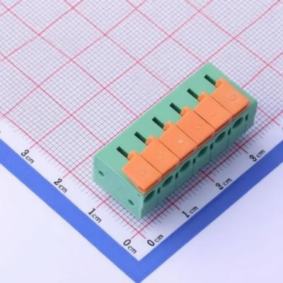 China Electronic spring connector with 5.08 millimeter pitch JILN JL142R 50806GA1 RoHS certified component for sale