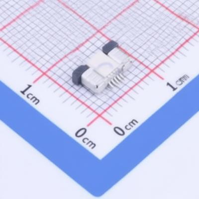 China Flexible Printed Circuit Connector JUSHUO AFC07-S05ECA-00 0.5mm Pitch Right Angle Upper Type3 SMT for sale