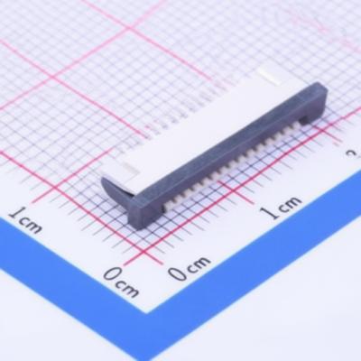 China FPC ZIF RA Upper Connector 1.0mm Pitch SMT Mount JUSHUO AFA07-S14ECA-00 for Flexible Circuit Connections for sale