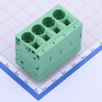 China JILN JL271V 10004G01 spring loaded straight pin dual row green connector for electrical connections for sale