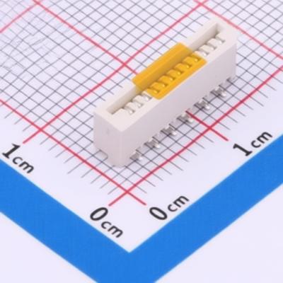 China JUSHUO AFB10-S12LCA-00 1.0mm Single Sided Connector Featuring Durable LCP and Phosphor Bronze Materials for sale
