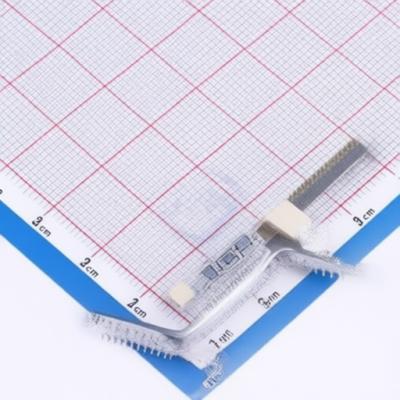 China 1.0mm Pitch FPC Connector JUSHUO AFA11-S30GLA-00 Housing Material LCP Natural and Black Phosphor Bronze Pins for sale