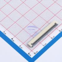 China PC Board Layout Flip Type Connector 0.5mm Pitch Type D Large Solder Tab Model JUSHUO AFD01-S54FCA-00 for sale