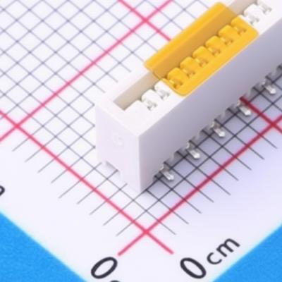 China 1.0mm Pitch Single Sided Connector Straight Pin LCP Phosphor Bronze JUSHUO AFB10-S10LCA-00 Connector for sale