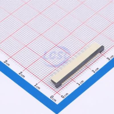 China Straight insertion FPC connector double row 1.0mm pitch JUSHUO AFA22-S24HCC-00 top pull lock 50V AC DC voltage for sale