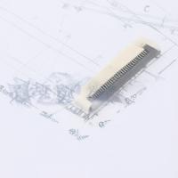 China 0.5mm Pitch Flip Type FPC Connector H2.0 Height Type D Large Solder Tab Model JUSHUO AFD01 S36FCC 00 for sale