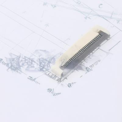 China 0.5mm Pitch Flip Type FPC Connector H2.0 Height Type D Large Solder Tab Model JUSHUO AFD01 S36FCC 00 for sale
