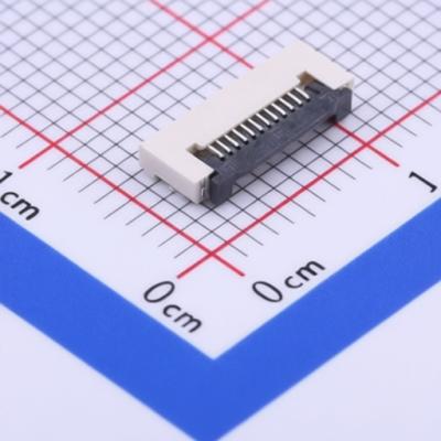 China Right-Angle Dual-Contact Type 1 SMT Connector JUSHUO AFC30-S12FCC-00 FPC Easy-on with 0.5mm Pitch and 1.5mm Height for sale