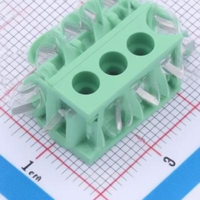 China Spring loaded bent pin double row connector green color JILN JL271R 50004G01 solution for electronics for sale