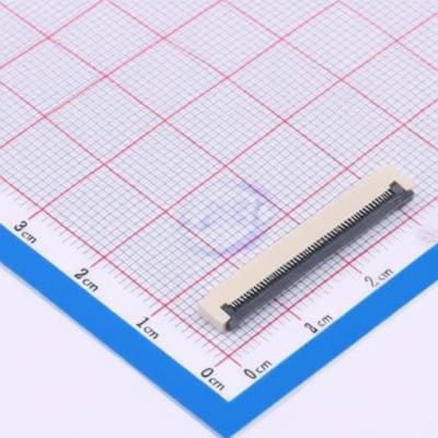 China Flexible Printed Circuit Connector Flip Type 0.5mm Pitch Type D Large Solder Tab JUSHUO AFD01 S51FCA 00 for sale